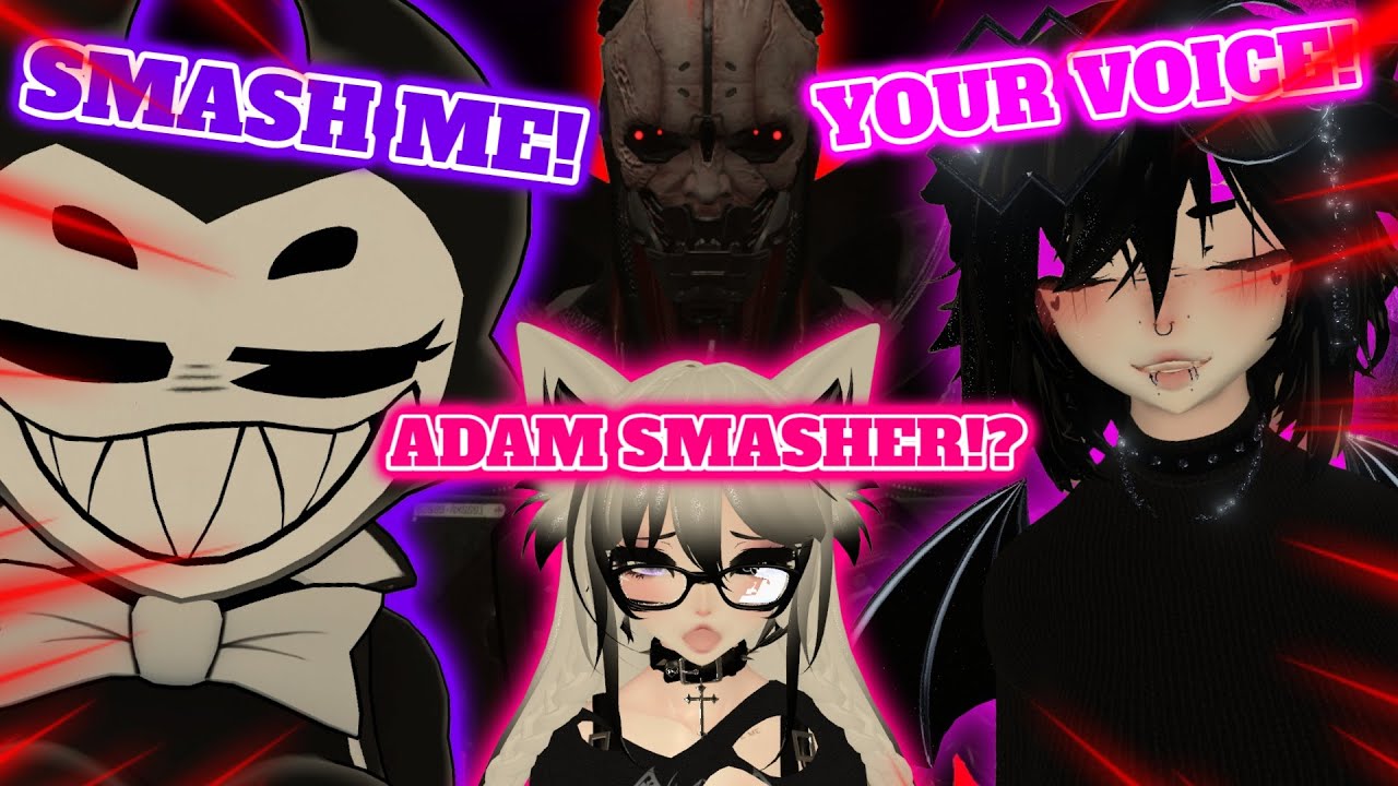 vrchat reacts to adam smasher - YouTube