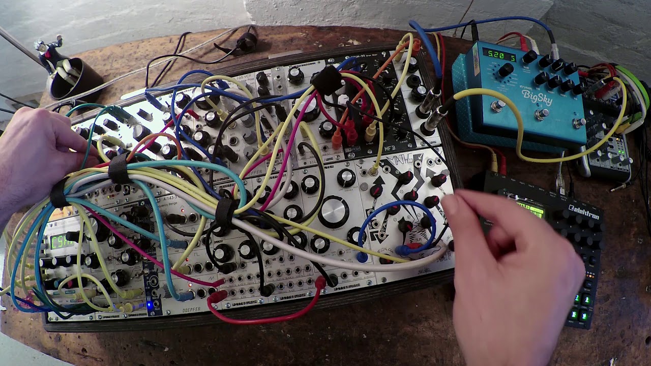 Elektron Digitakt, Eurorack modular & Big Sky - Techno 35min set - YouTube