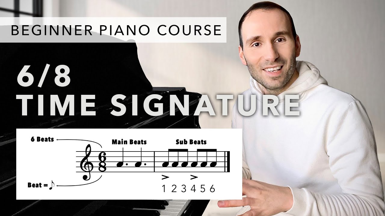 Beginner Piano Course Level 2 | 53. 6/8 Time Signature & Compound Time ...