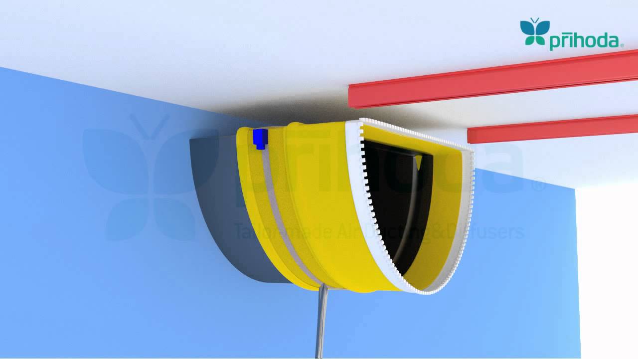 PRIHODA Fabric ducting - Mounting instruction - Installation 8AL - YouTube
