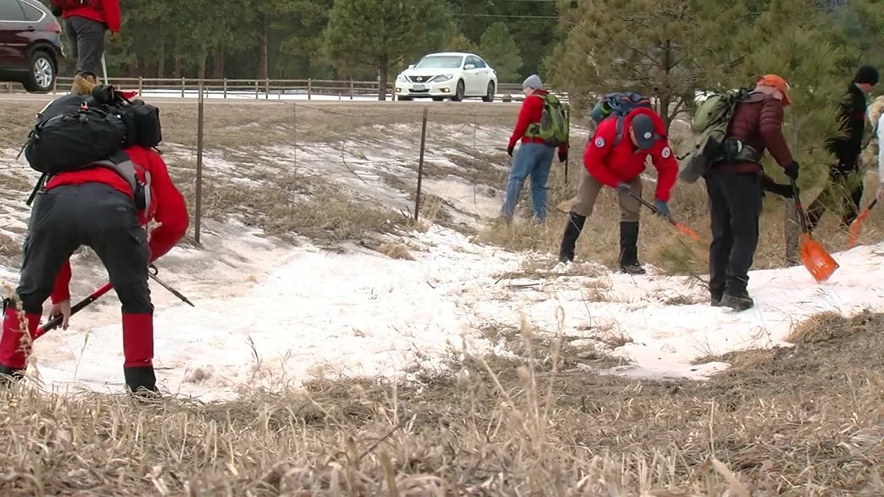Search team looks through snow in missing boy case in Colorado - YouTube