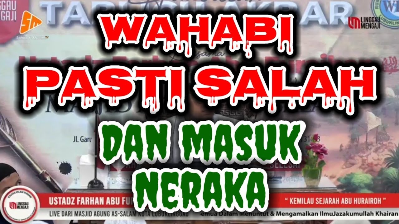 Wahabi - apa apa bid'ah... - YouTube