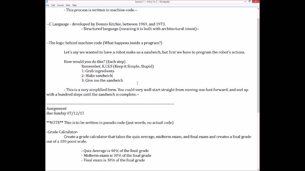 C Programming For Beginners Part 1 Youtube