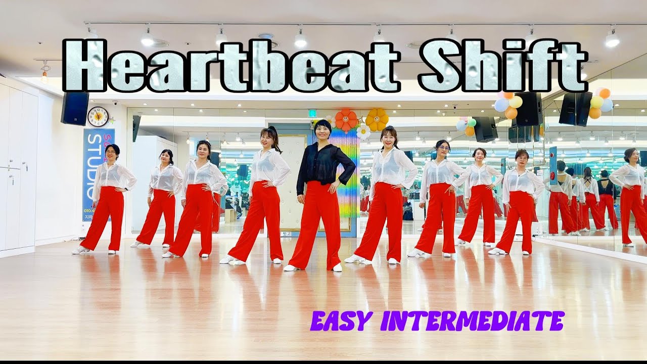Heartbeat Shift Line Dance (Easy Intermediate) - YouTube