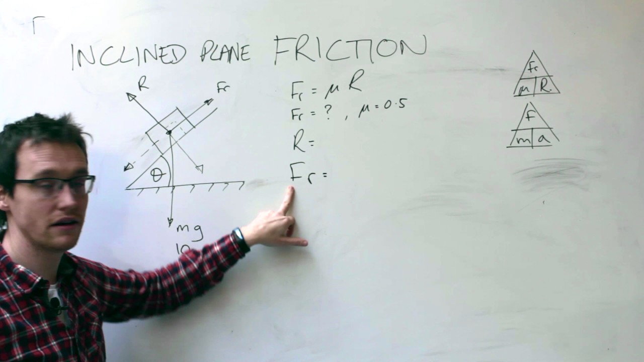Inclined Plane (Slope) Friction Tutorial (Cheat!) - Angle of Sliding ...