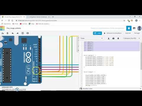 // Tinkercad// Feu rouge avec arduino - YouTube