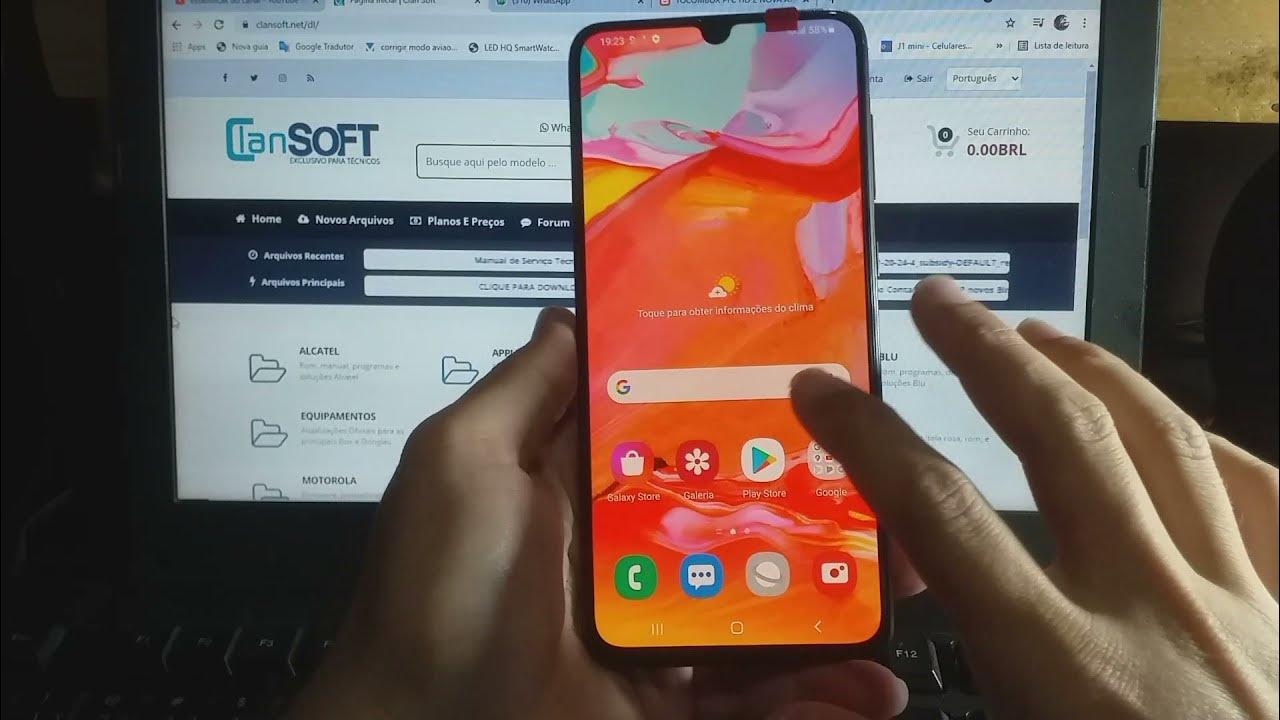 Remover conta Google Samsung A70 - Android 11, B5, Patch 03-2021 - YouTube