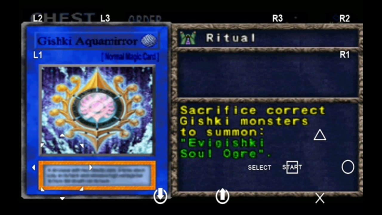 Yu-Gi-Oh Forbidden Memories 2 Ultimate - Ritual Gishki Aquamirror - YouTube