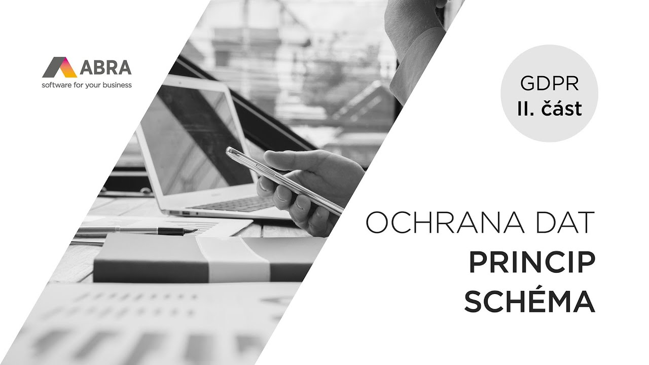 Ochrana dat, GDPR v ABRA Gen - 2.část - schéma modulu a princip ochrany ...