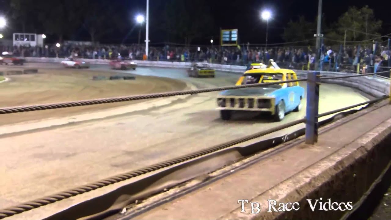 Historic Stock Car Final - Arlington raceway 12/08/15 - TB Race Videos ...