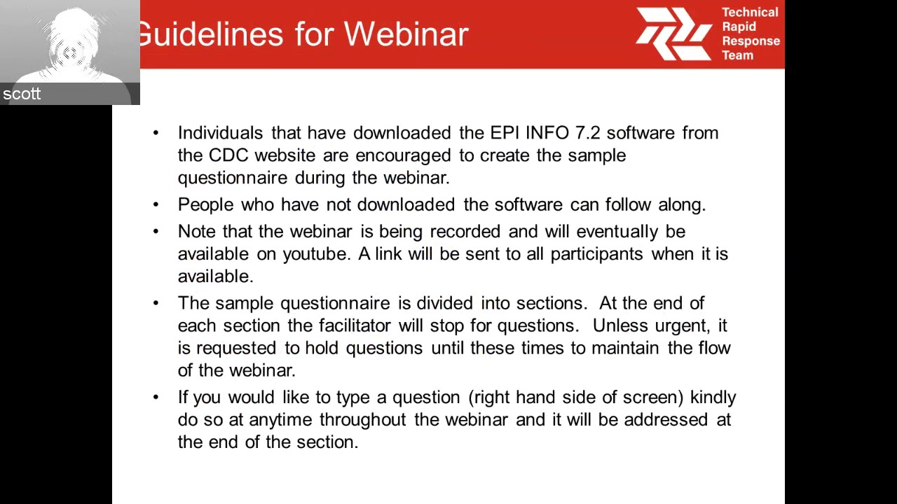 Tech RRT Training Webinar Session Creating data entry forms using Epi ...