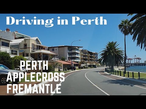 DRIVING IN PERTH | APPLECROSS | FREMANTLE ( Western Australia) 2021 ...
