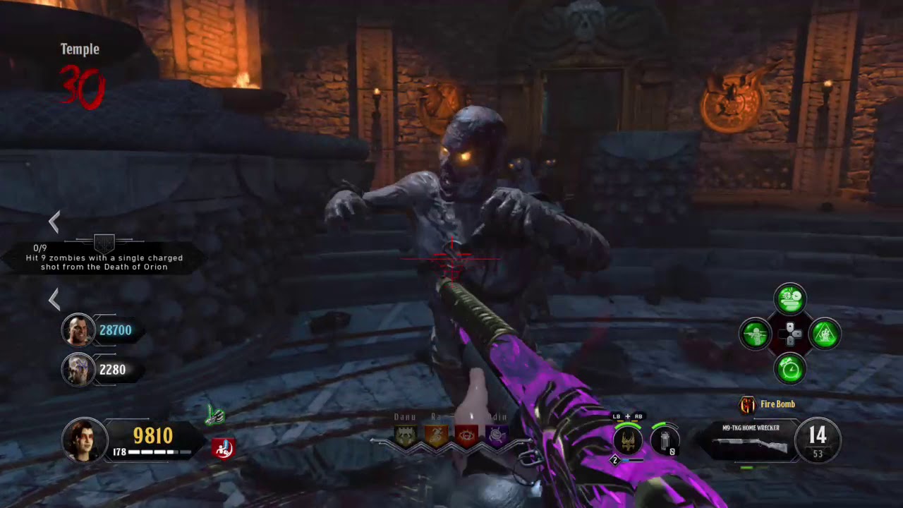 Call of duty black ops 4 zombies: nine gameplay - YouTube