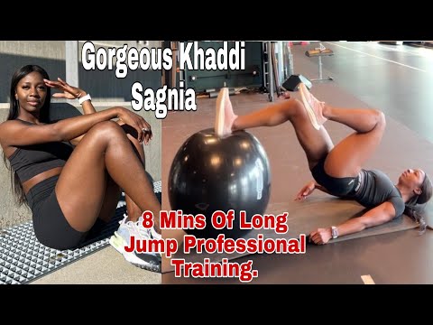 🇸🇪Swidish Hottie Khaddi Sagnia | Long Jumper Professional Training and Workout 2023 Athlete Motivat.
