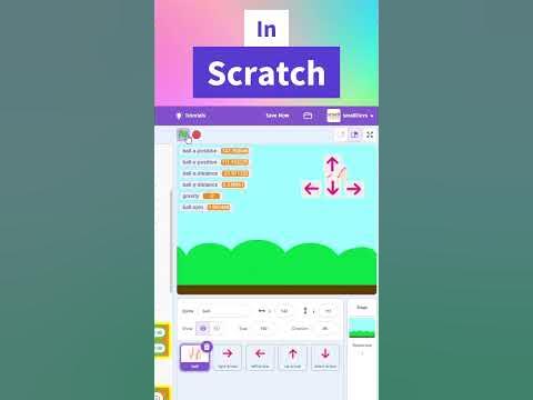 How to bounce in Scratch? #scratch #shorts #short - YouTube