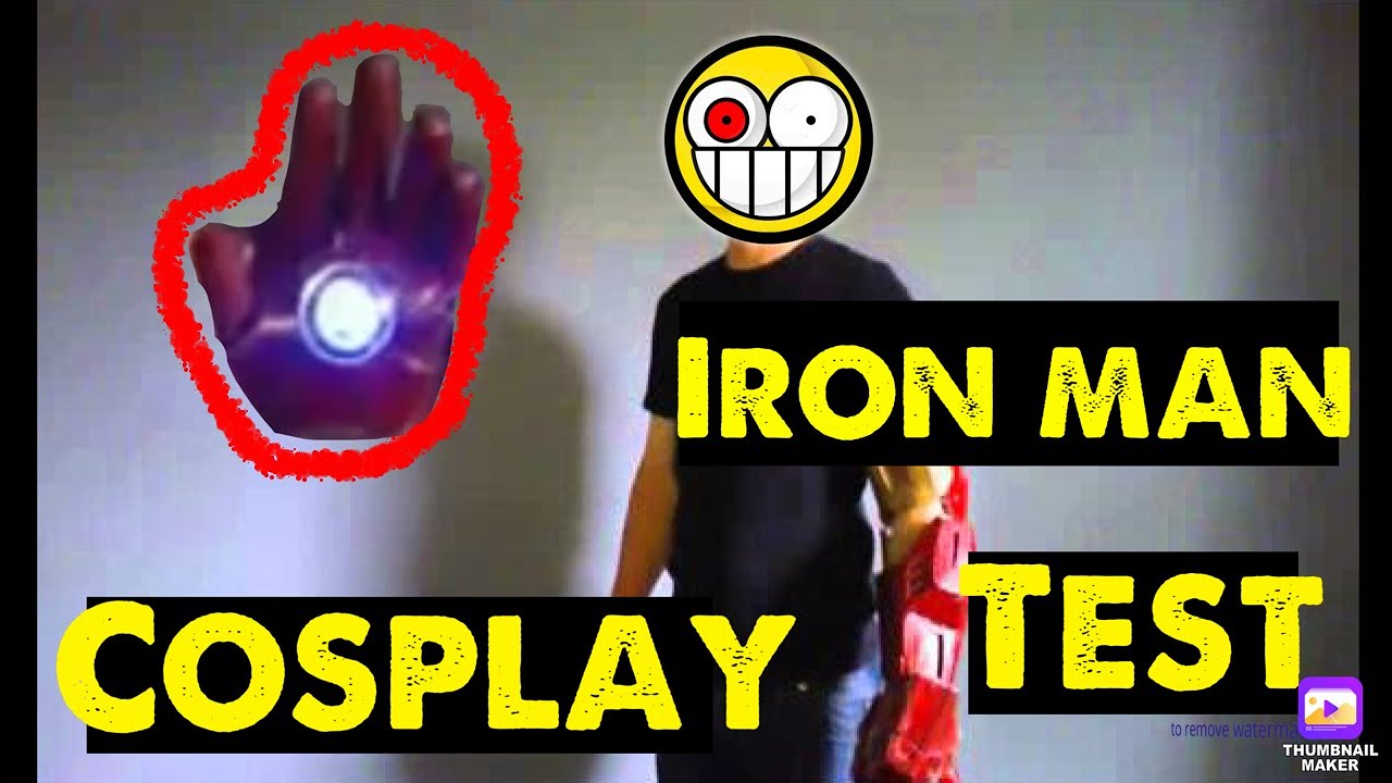 Iron Man Arm repulsor activation test - YouTube