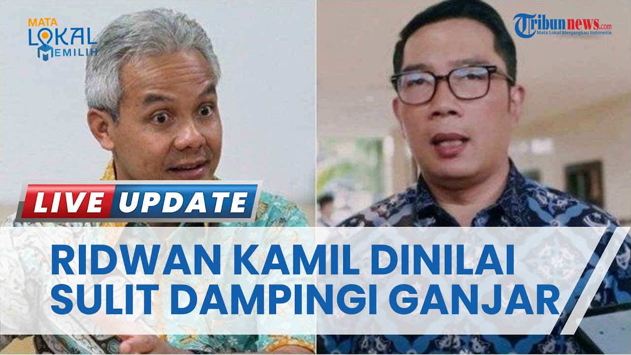 Banyak Rintangan Ridwan Kamil Dinilai Sulit Jadi Cawapres Ganjar