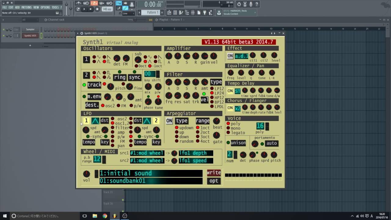 初心者向け Synth1の使い方1 音の初期化 - YouTube