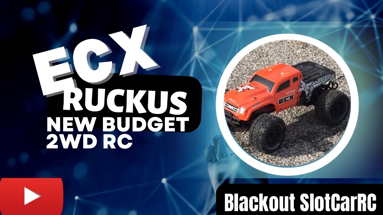 Ruckus Ride In The Park- ECX 1:10 Monster Truck RC - YouTube
