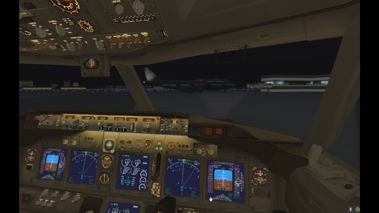 FSX 737-800 Shared Cockpit T/O - Cruise - YouTube