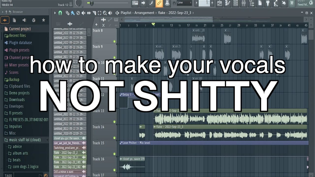 how to make your vocals not shitty - YouTube