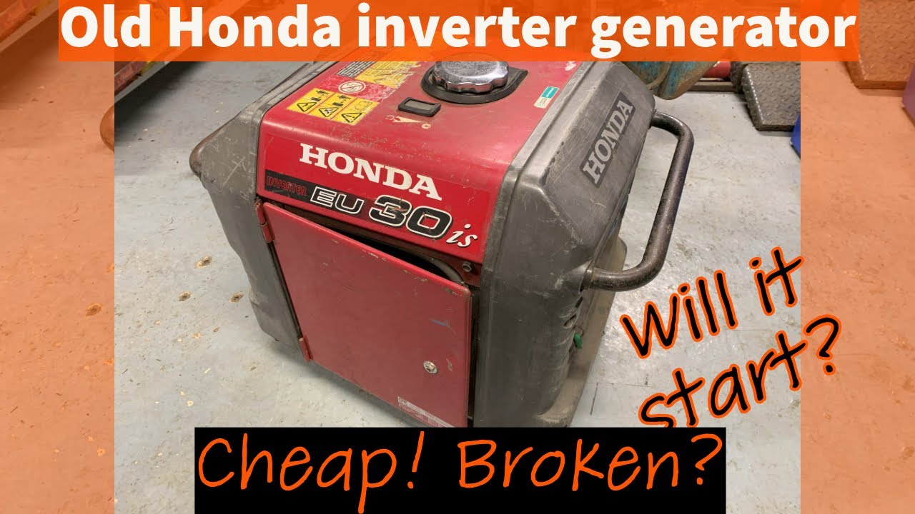Honda inverter generator, cheap, but is it broken? - YouTube