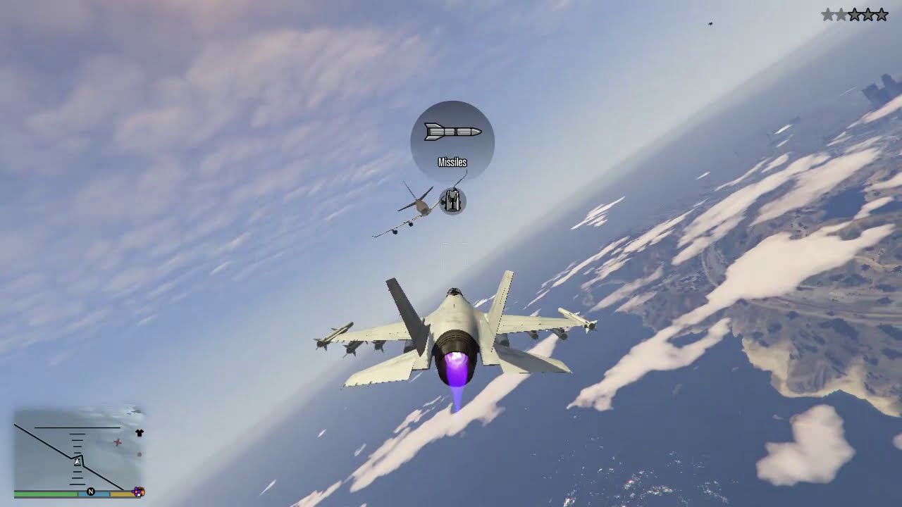 GTA V "Laser Jet Small Gameplay" - YouTube