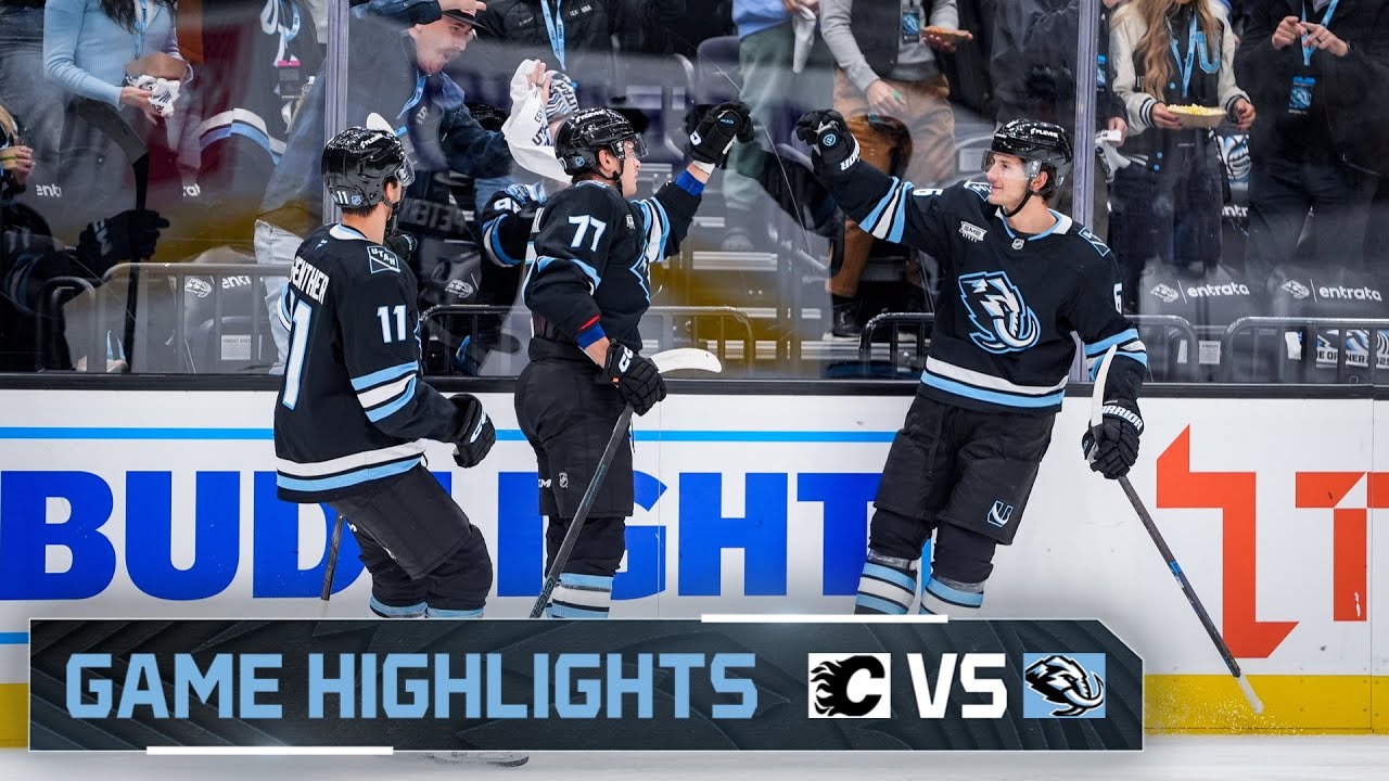 Game Highlights | Utah Mammoth vs. Calgary Flames - YouTube