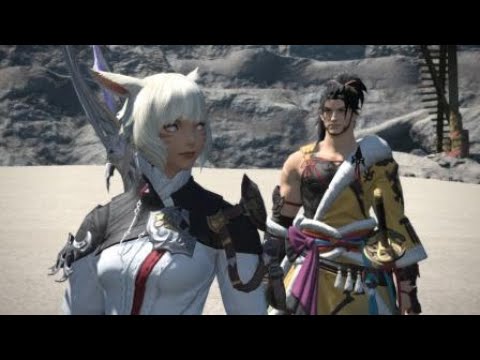 FINAL FANTASY XIV Battling Sadu then Magnai - YouTube