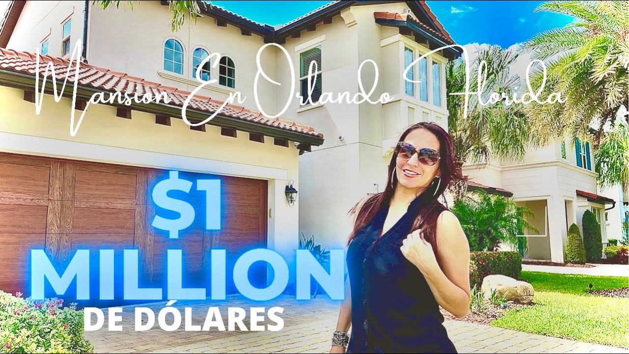 Casa de un $1 MILLON de Dólares 💵 En ORLANDO Florida 🇺🇸 Casas nuevas ...