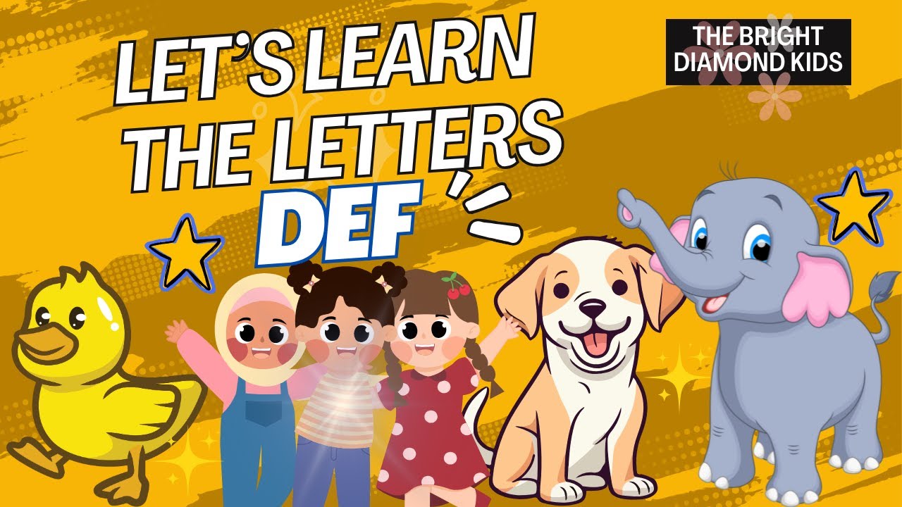 Let's Learn the Letters DEF| SUPER SIMPLE Alphabets for Kids and ...
