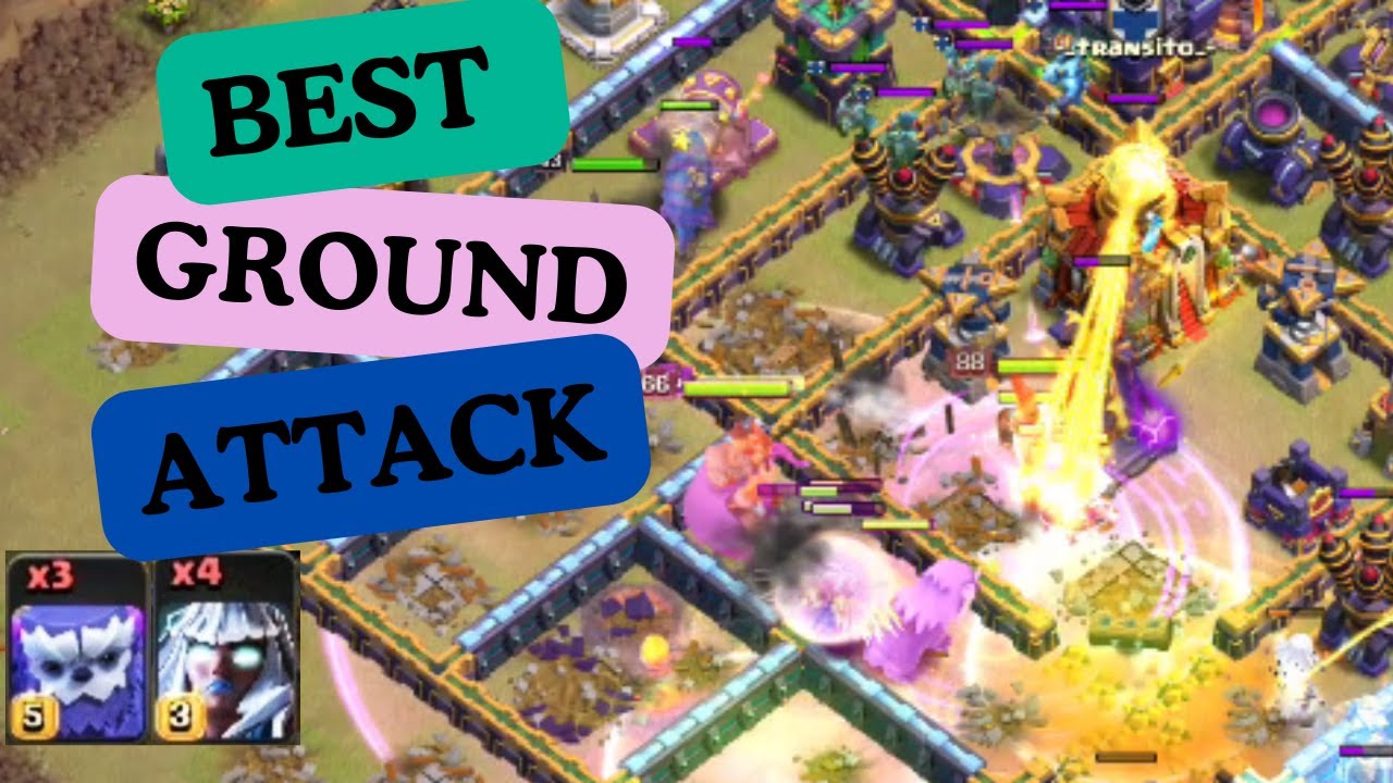 Best Ground Attack Strategy in WAR - TH16 Attack Strategy - YouTube