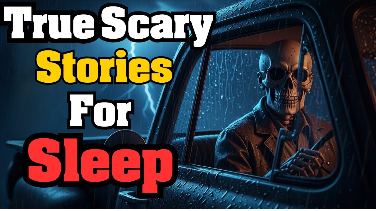True Scary Stories to Fall Asleep | Rain Sounds + Black Screen for Deep ...