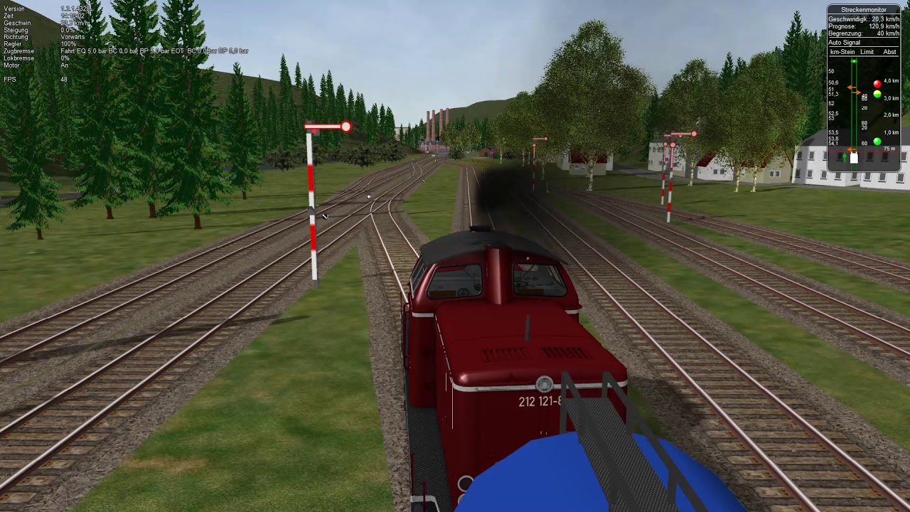 Microsoft Train Simulator Gameplay HD - GR - Biggetal - Tankwagen nach ...