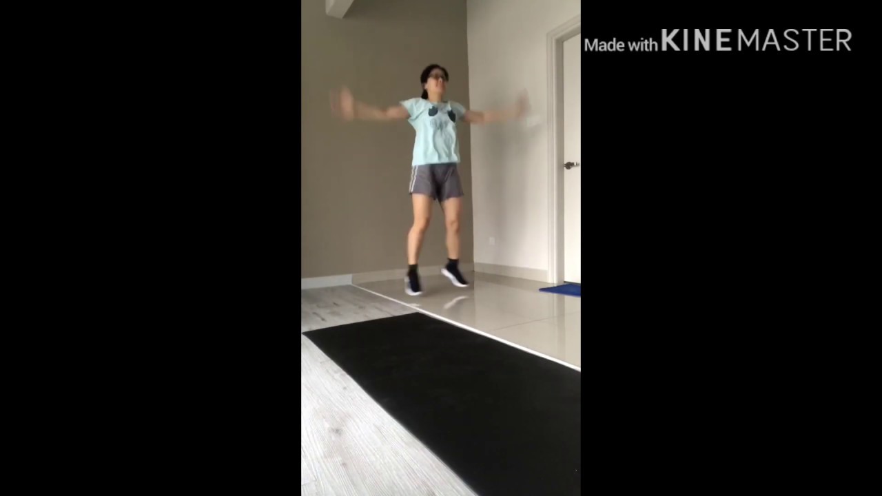 Following Chloe Ting workout - 2019 Summer Shred Challenge. - YouTube