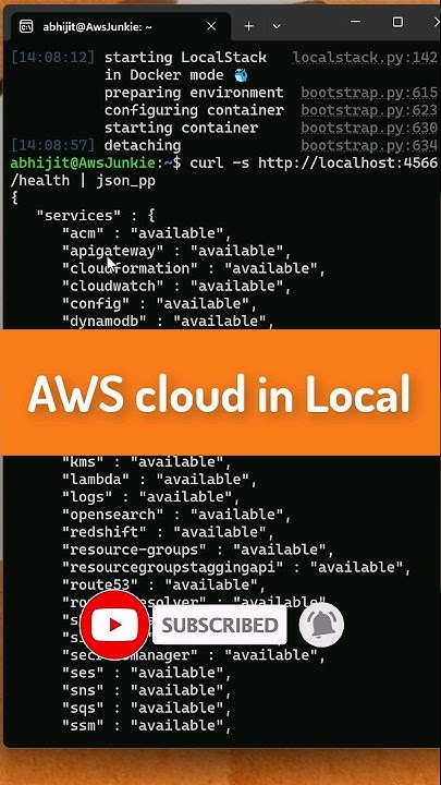 How to install LocalStack on Ubuntu (WSL) | AWS Cloud Service Emulator - YouTube