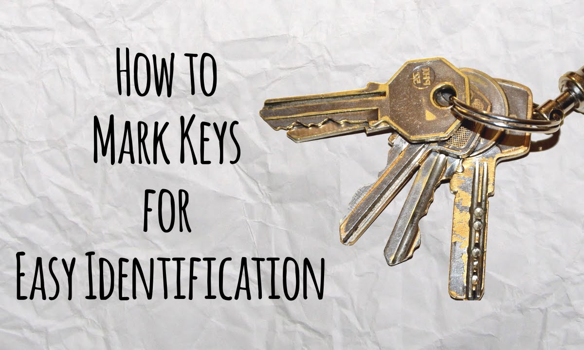 How To Mark Keys For Easy Identification Master Of DIY Creative How To Mark Keys For Easy Identification Master Of DIY Creative