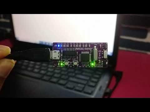 Tutorial arduino maker nano 5 [Running light 1] - YouTube