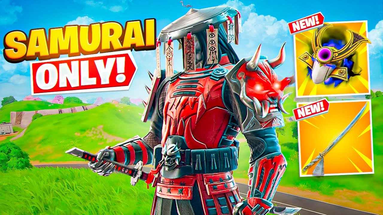 The *SAMURAI* ONLY Challenge in Fortnite - YouTube