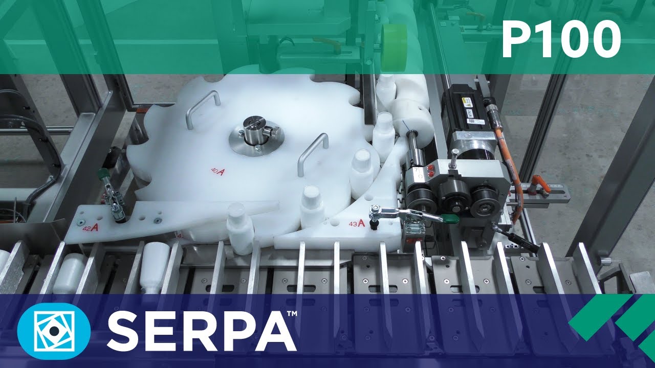 P100 Continuous motion horizontal cartoner placing dose cup on ...