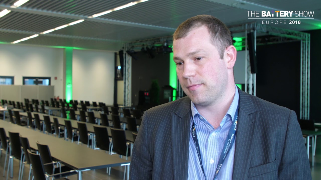 Speaker Stephen Lambert from McLaren Applied Technologies talks to Expo ...