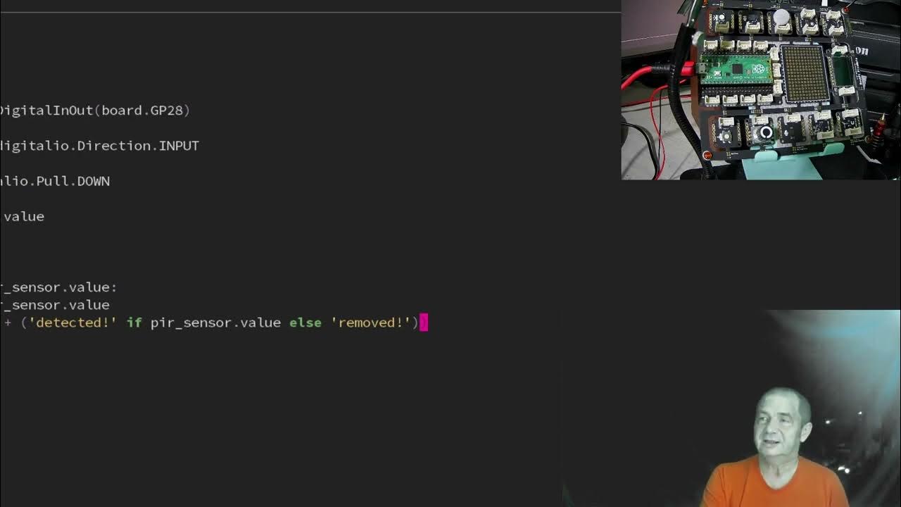 🚨 PIR-датчик движения на Raspberry Pi Pico | CircuitPython + Mu IDE 📡🖥️ - YouTube