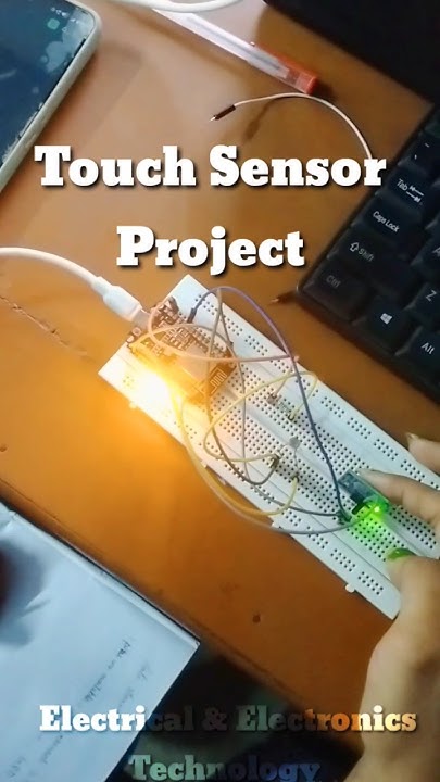 Touch Control Light Using ESP8266 Without Switch😱💡 #iot #diy # ...