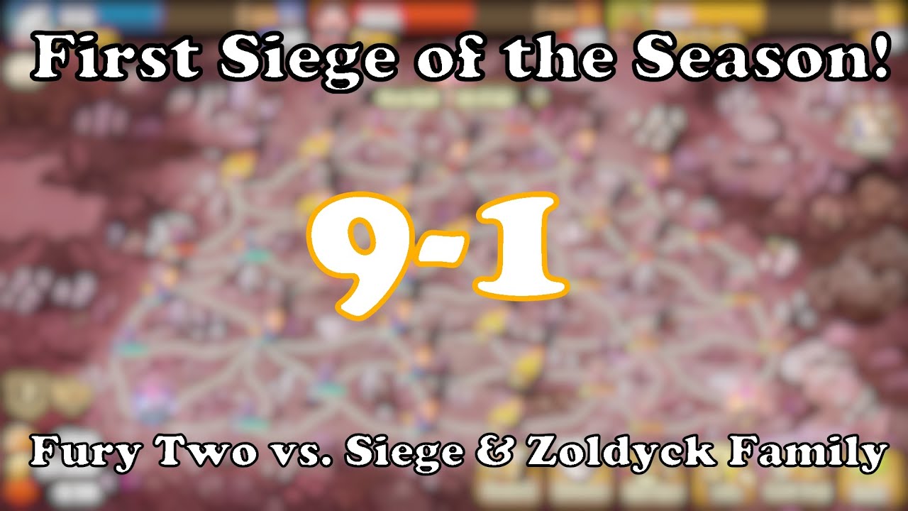 First Siege of the Season with New Guild! Fury Two vs. Siege vs. Zoldyck Family | Summoners War ...