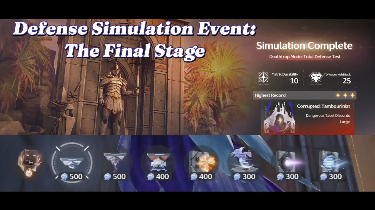 20 Waves of The Infinite Defense Simulation Challenge - YouTube