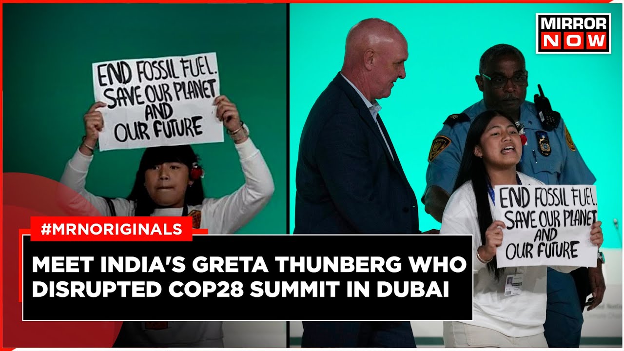 COP28 Summit 2023: 12-year-old Indian Climate Activist Protest At Event ...