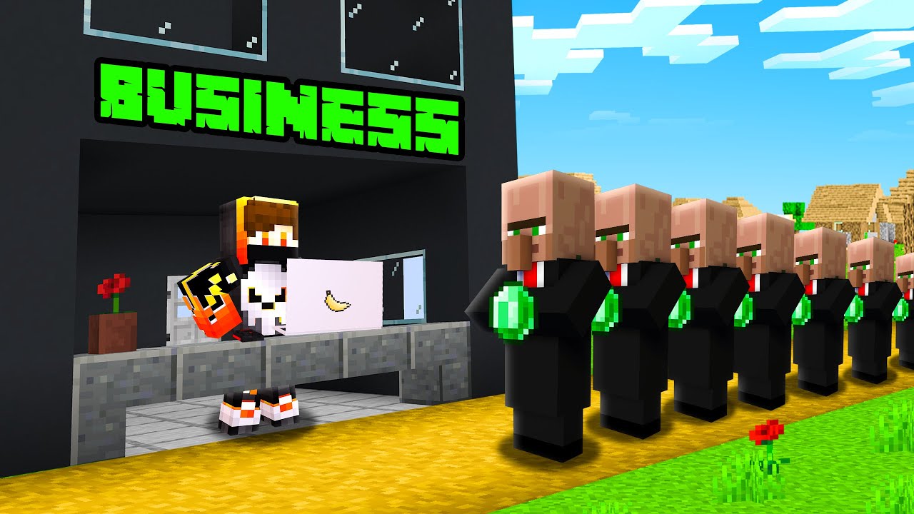 I Open a $1,000,000 Business in Minecraft.... - YouTube