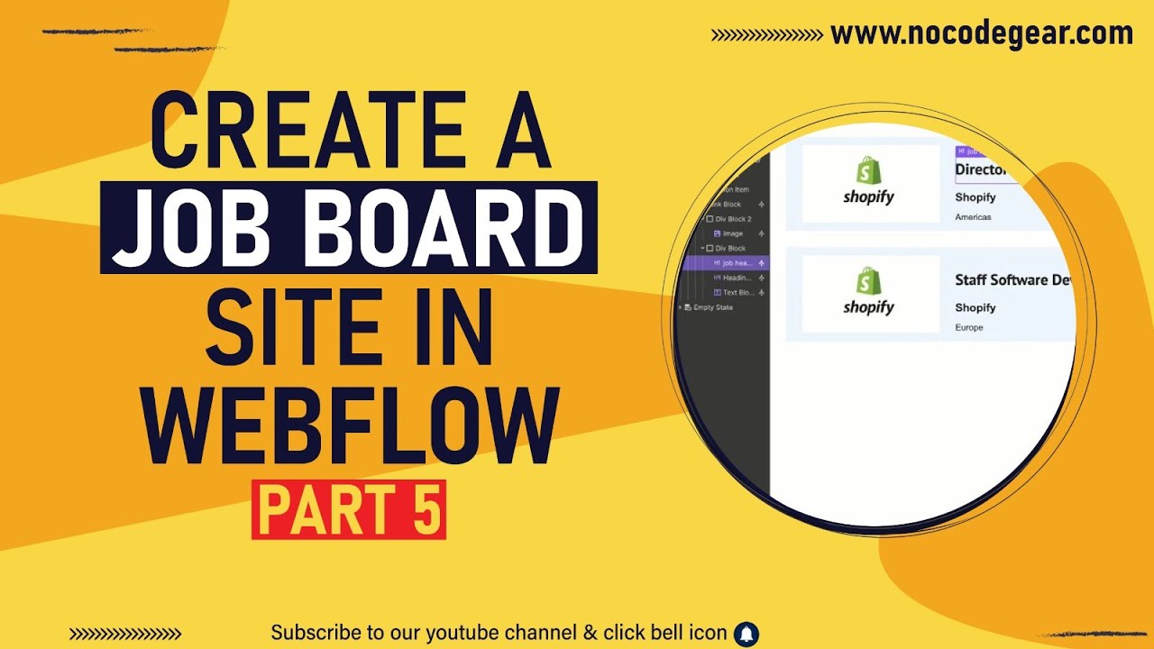 How to Easily Create a Job Board Site in Webflow part-5 | Urdu/Hindi Tutorial - YouTube