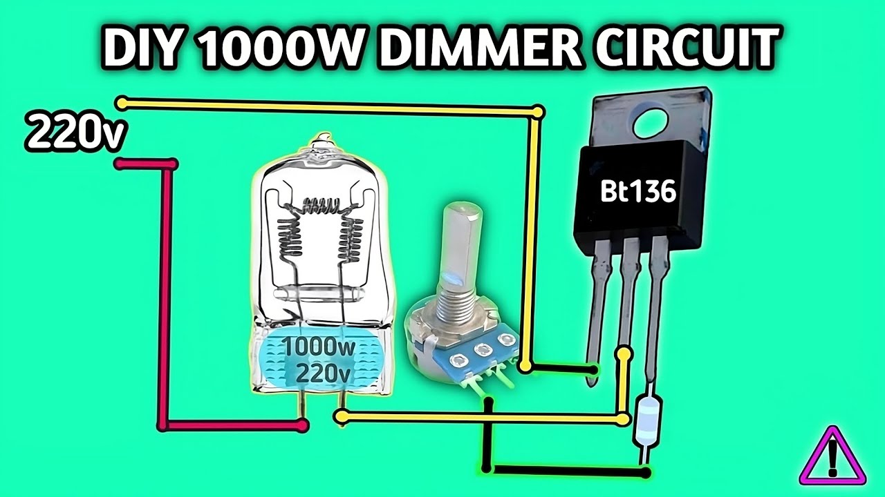 Smooth Control | DIY AC Dimmer Circuit Using TRIAC - YouTube