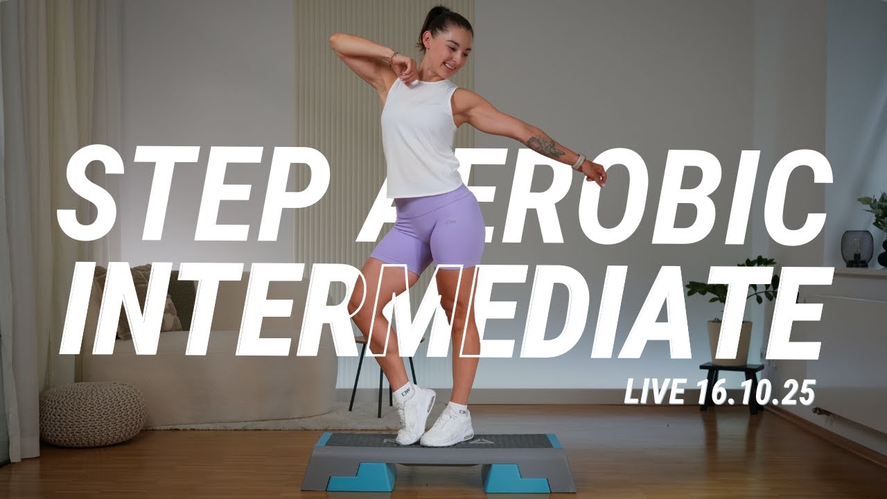 Step Aerobic Choreo Intermediate | Live Kurs vom 16.10.25 | Step ...